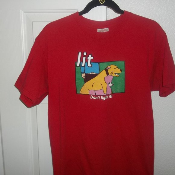 Shirts | Extremely Rare Lit Band Shirt Alternative Rock 9s | Poshmark